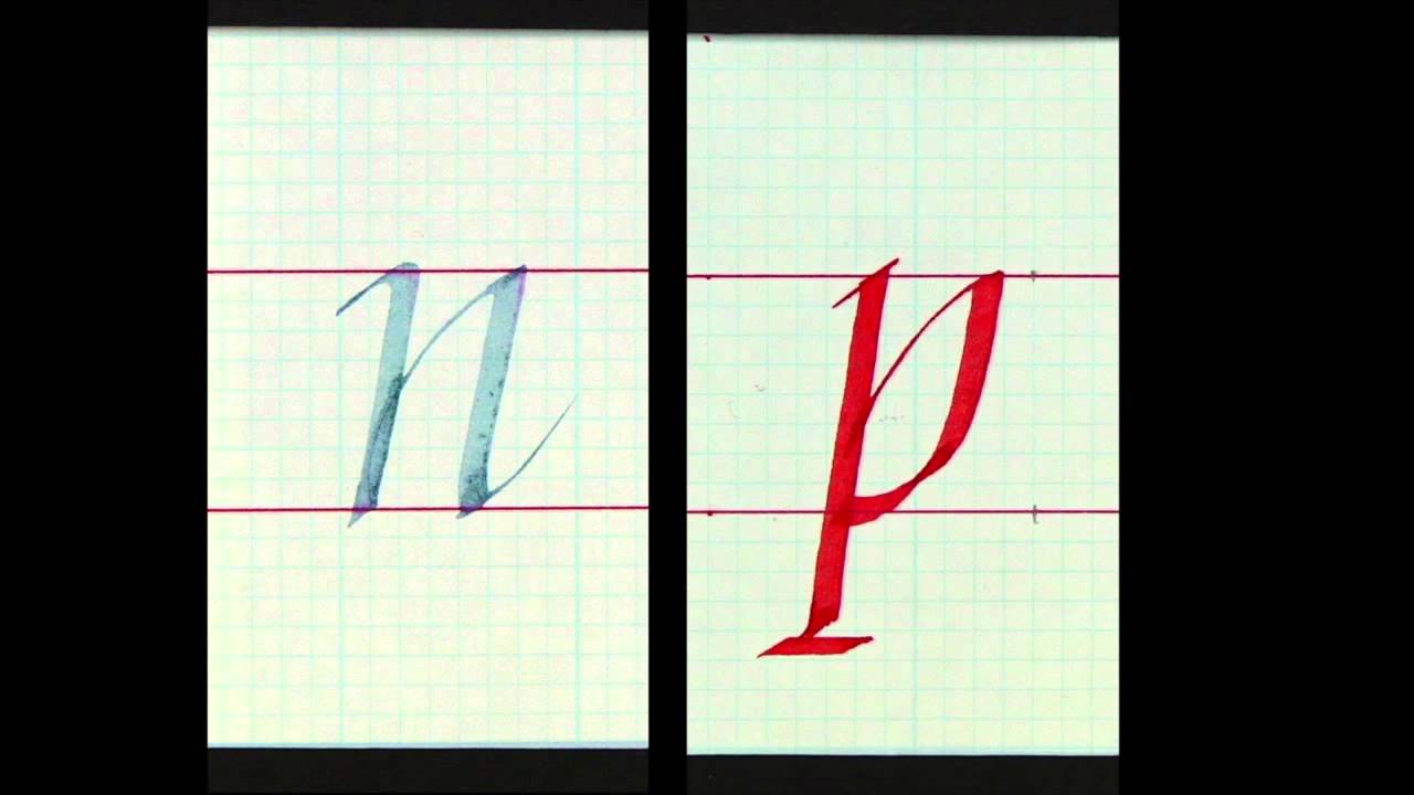 ITALIC CALLIGRAPHY (excerpt #2) - YouTube