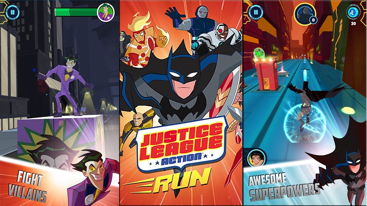 Justice League Action Run - Boss fight Joker & Lex Luthor - Gameplay ...