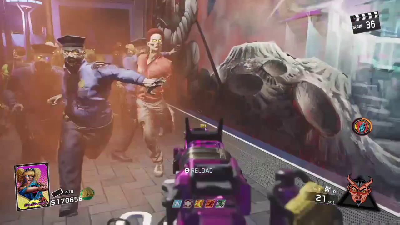 COD IW Zombies in Spaceland part 2 - YouTube