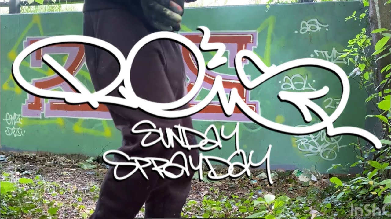 Sunday Sprayday Ep. 62 - Extra chunky roller graffiti - YouTube