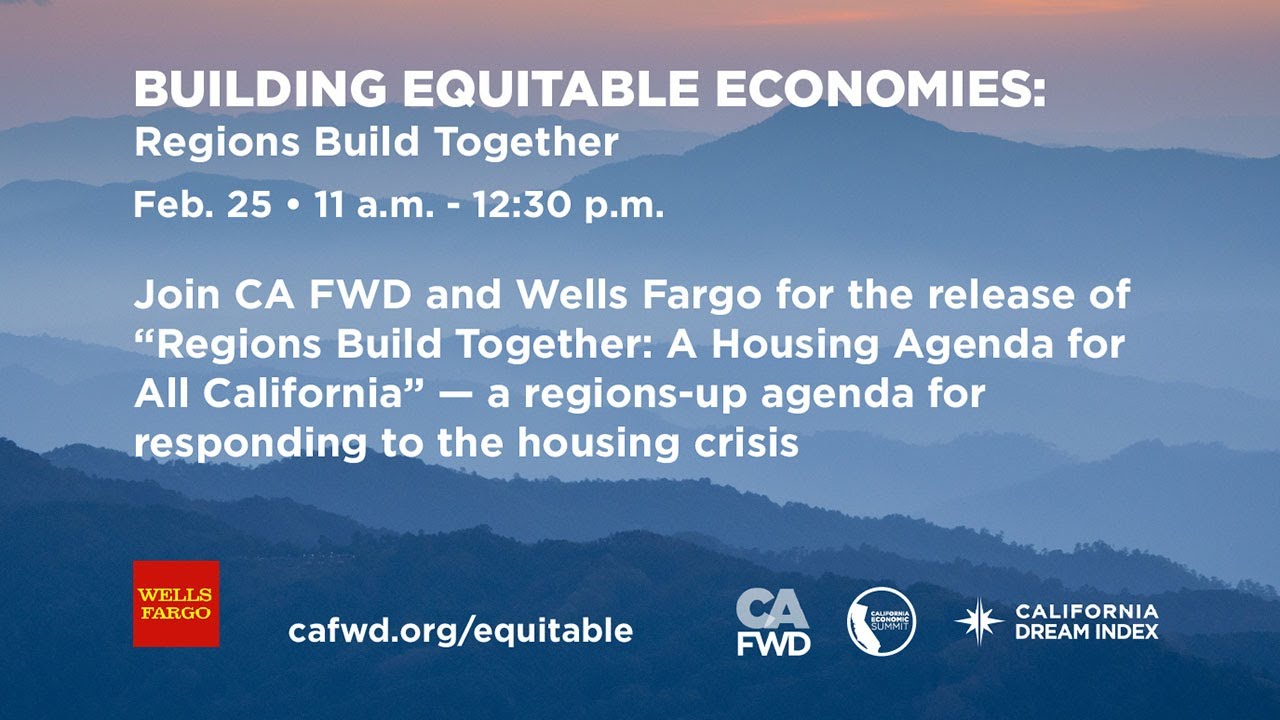 Regions Build Together – A Housing Agenda for All California - YouTube