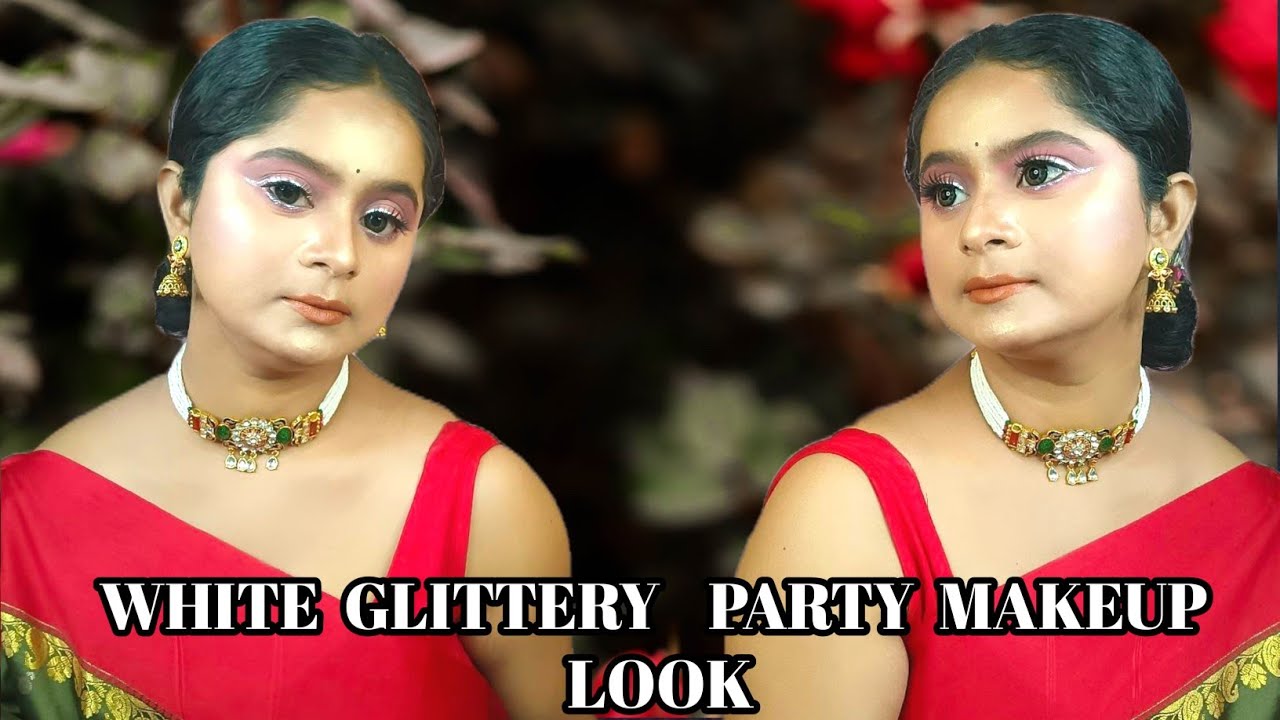 Simple but glittery eye look just awesome || Simple but glittery akhon ...