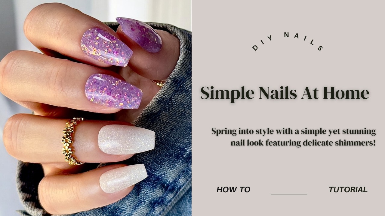 Simple Nails At Home | First Impressions | Nail Tutorial | How To Make ...