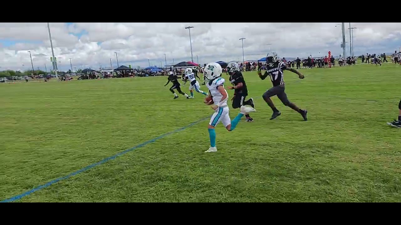 11u EP Bandits vs Raiders football game - YouTube