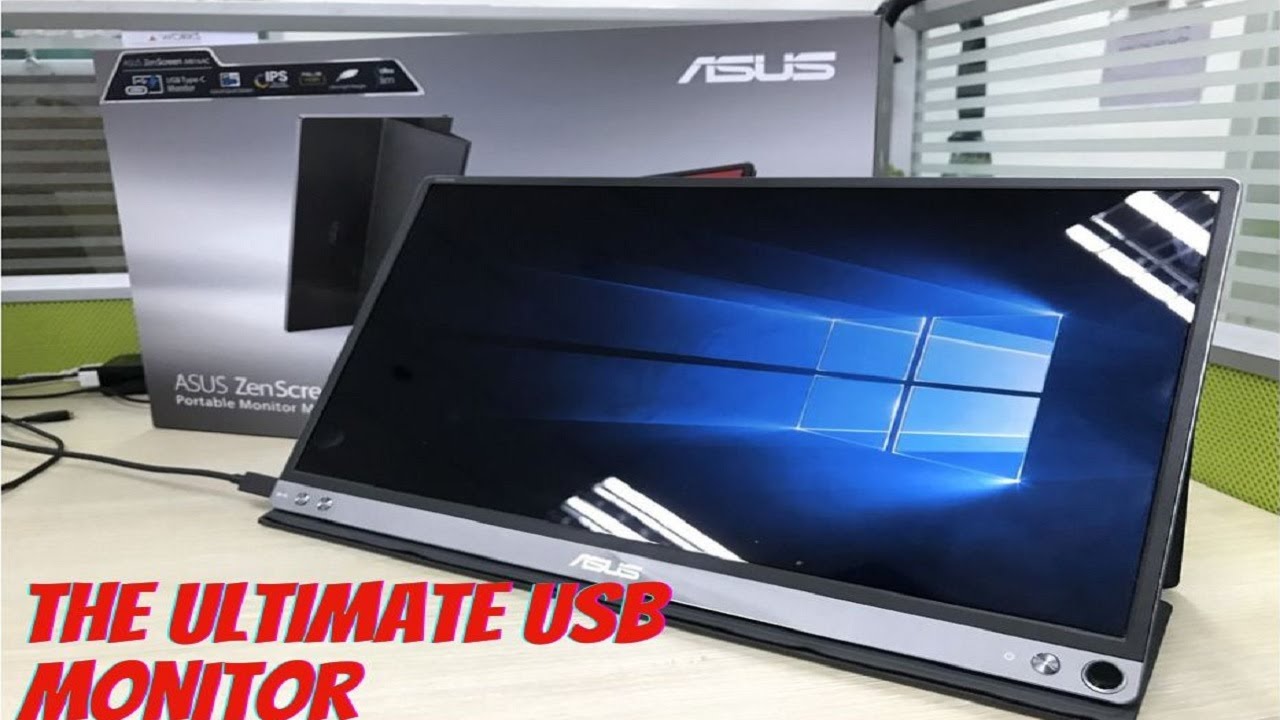 ASUS ZenScreen Portable USB Monitor Unboxing | ASMR - YouTube