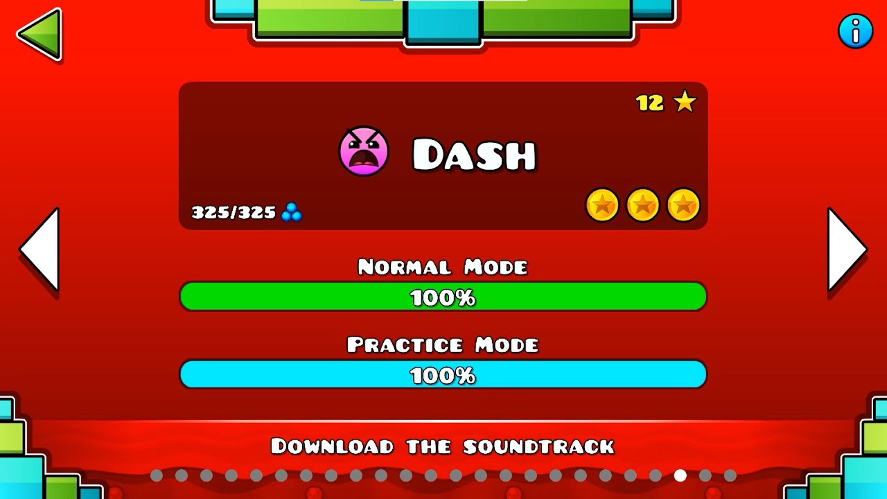 GD 2.2 - "Dash" (3 Coins) - YouTube