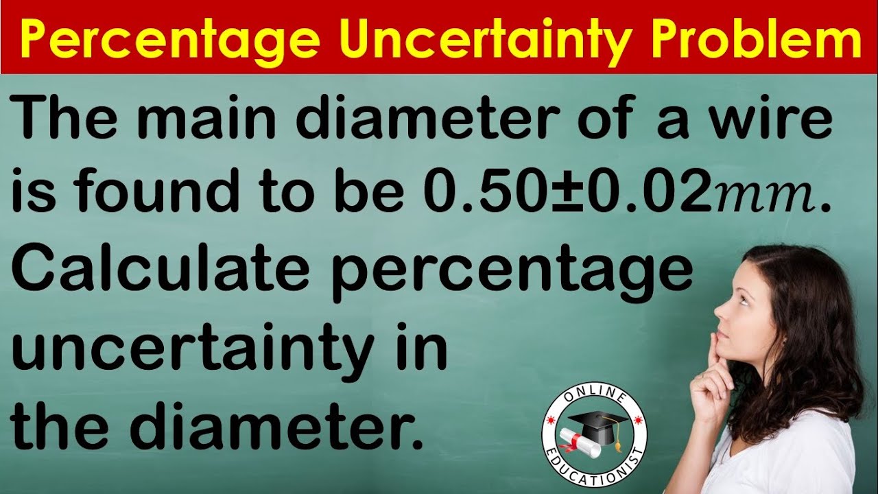 Percentage Uncertainty Problem | Physics | @JamalPhysicist ...