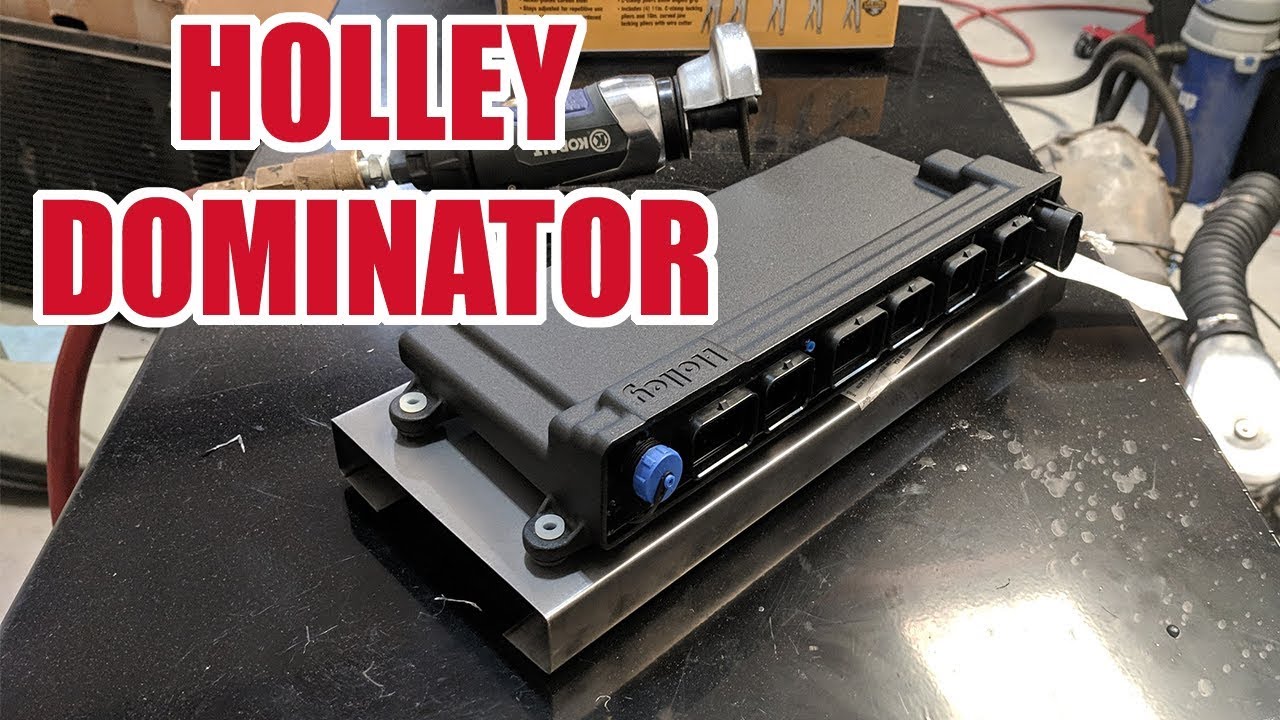 Building the mount for the Holley Dominator ECU - LSxHumvee - YouTube
