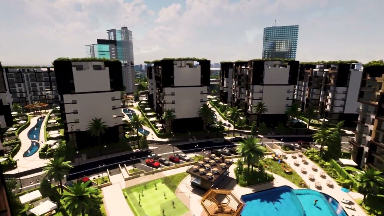 Menorca new capital 3d مينوركا العاصمة الادارية الجديدة - YouTube