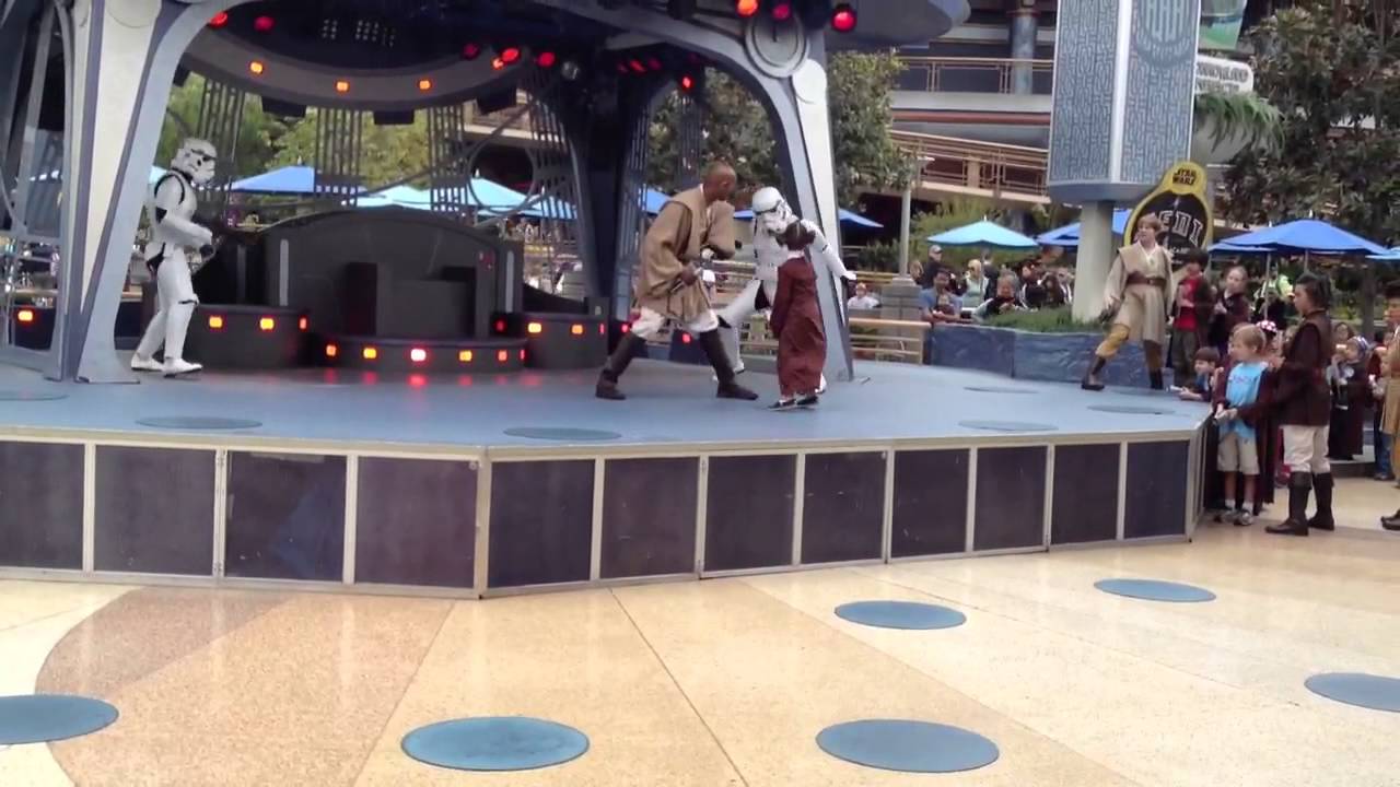 Ali (Princess Leia) Jedi training - YouTube