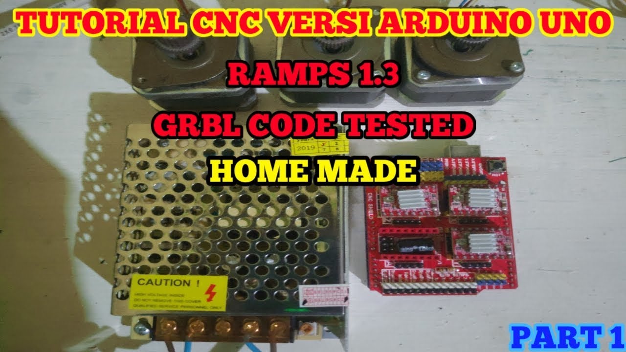 How To Make A Cnc Home Made With Arduino Uno And Grbl Diy Part 1 Youtube