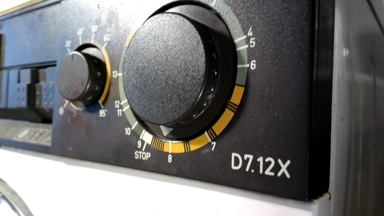 The last run of Candy D7.12X domino Formula Inox washing machine part 2 ...