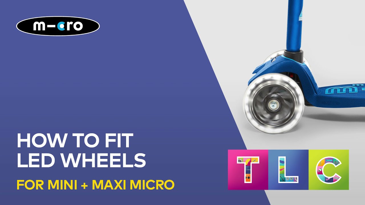 How To Install Light Up Wheels On A Mini Micro Or Maxi Micro Scooter ...