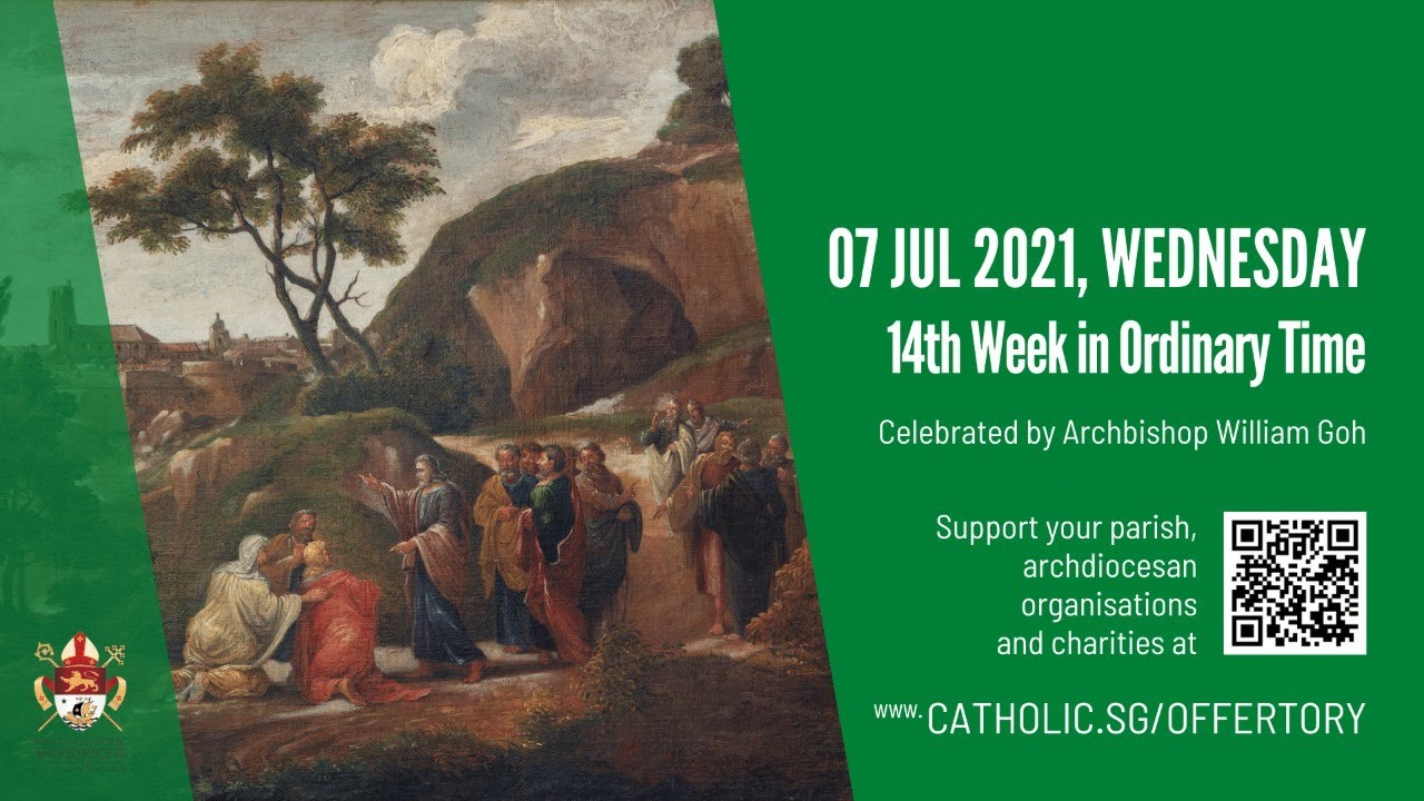 Catholic Weekday Mass Today Online - Wednesday, 14th Week in Ordinary ...