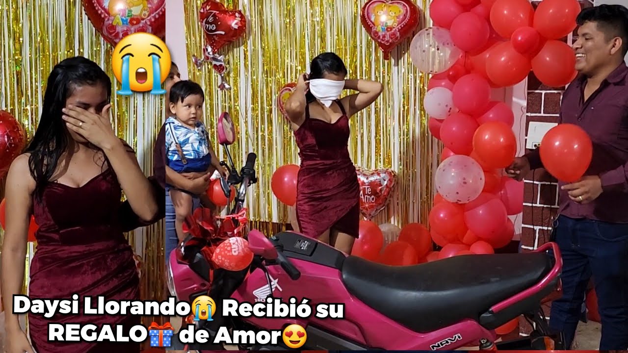 DAYSI llorando💔😭 Recibió el REGALO🎁 de su Esposo En el día del Amor😍 no ...