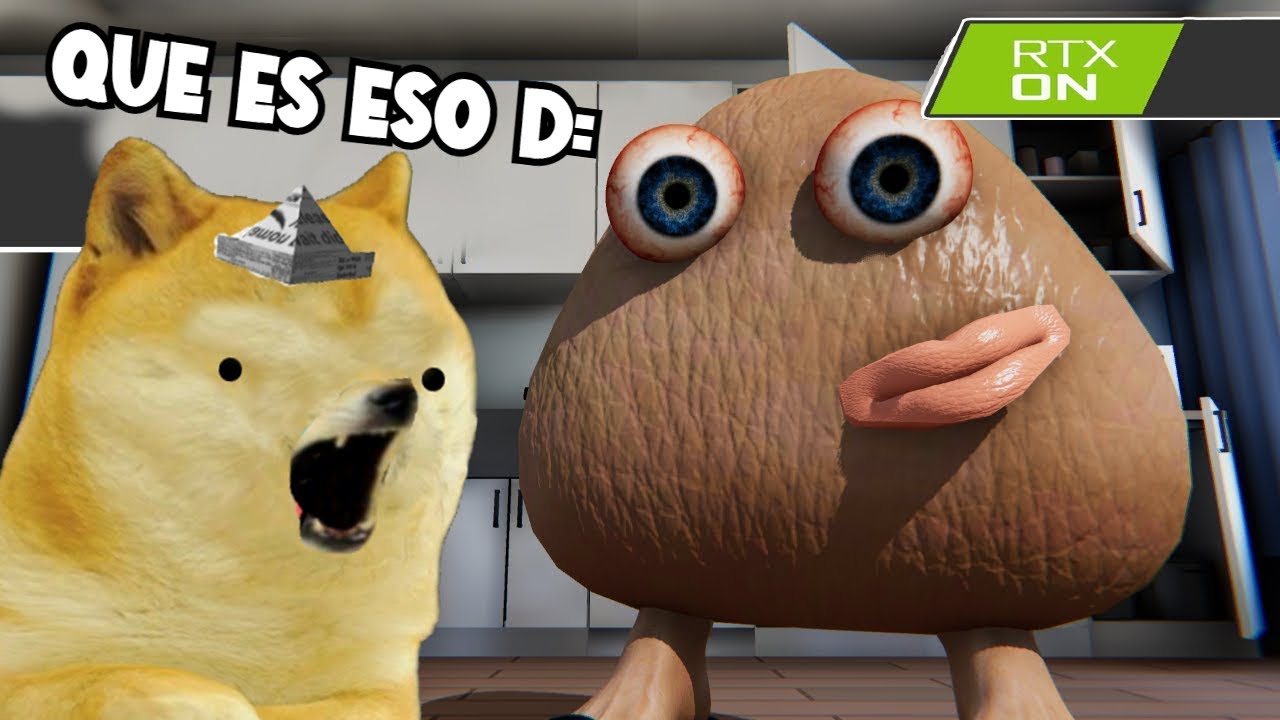 Probé POU CON RTX ( que feo es XD) - POU RTX - Juegos con cheems - YouTube