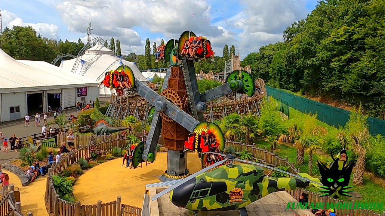 JURASSIC RIDE "LE NEBULAZ" @ PARC SAINT-PAUL (FRANCE) 2024 - YouTube