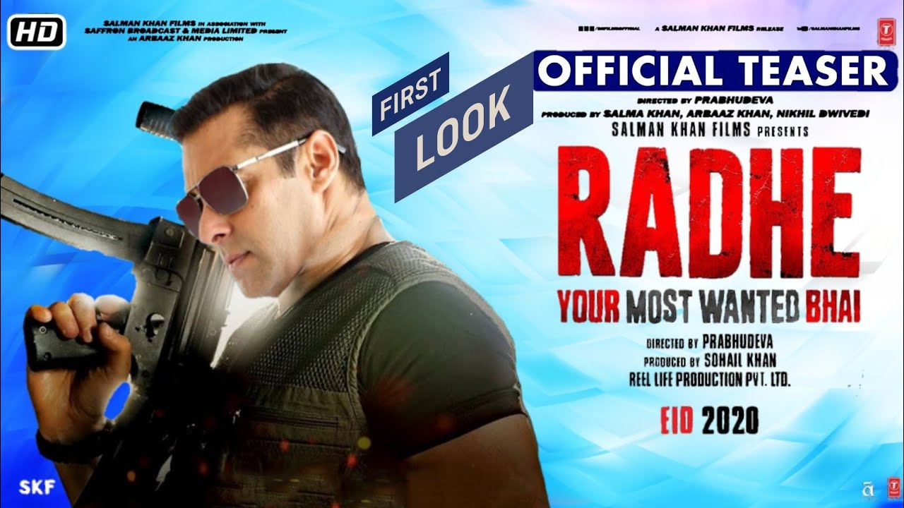 Radhe ( First Look Teaser ) Salman Khan | Disha patani | Jackie Shroff ...