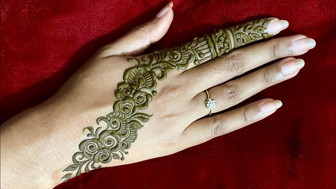 Henna art tutorial. Mehendi by ocean - YouTube