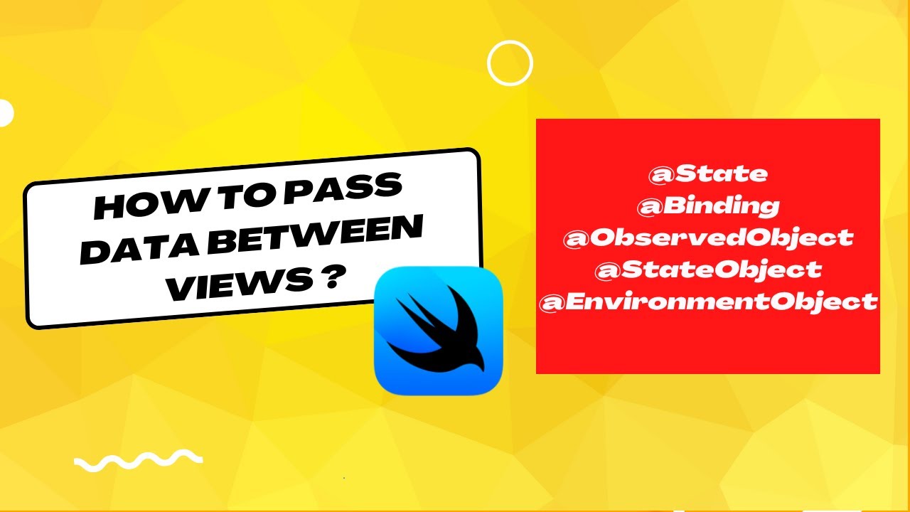 How To Pass Data Between Views In Swiftui Stateobject Vs 7033