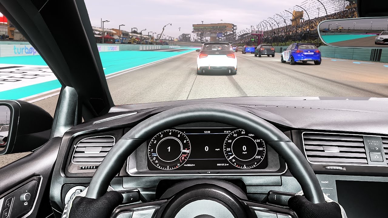 Forza Motorsport - 2021 Wolkswagen Golf R - Cockpit View Gameplay l ...