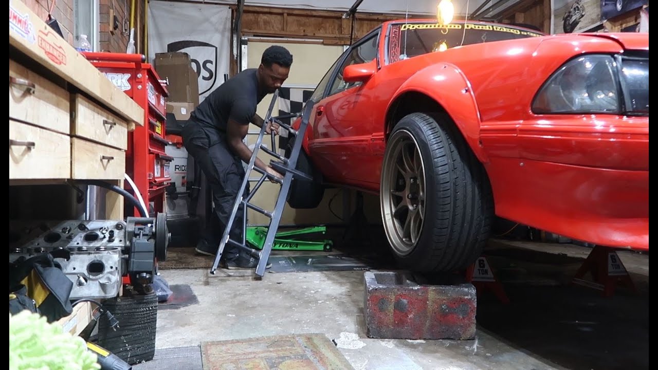 Stifflers suspension Subframe connectors install (Foxbody Mustang ...