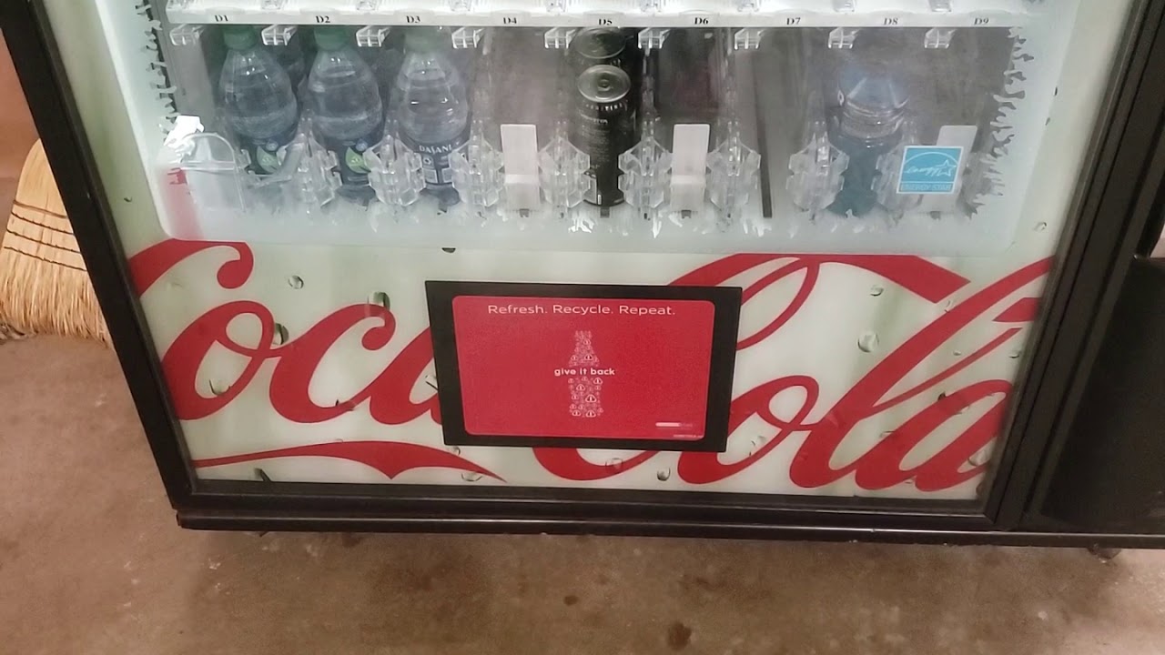 Coca-Cola Vending Machine Dixie Narco BevMax DN5800 at Allen Arena ...