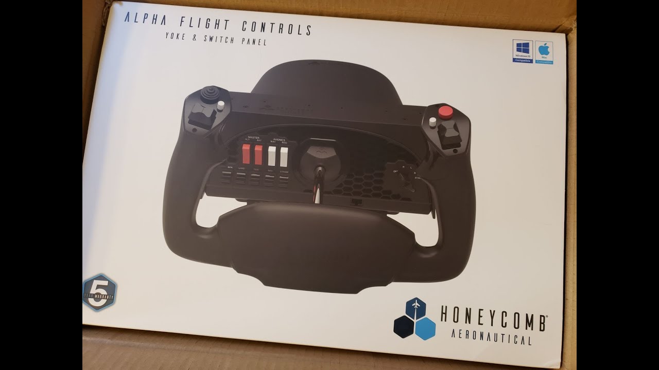 Honeycomb Alpha Flight Control Initial Review w/ X Plane 11 Test - YouTube