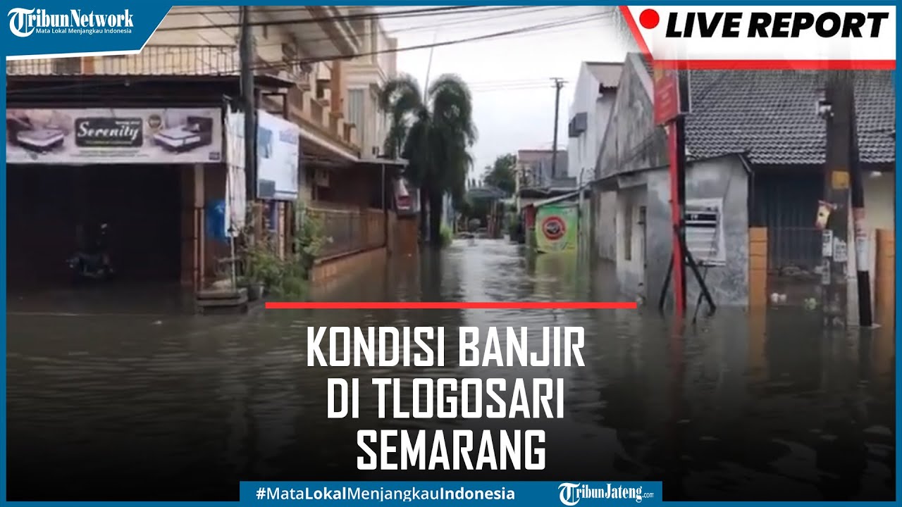 Live Kondisi Banjir di Tlogosari Semarang - YouTube