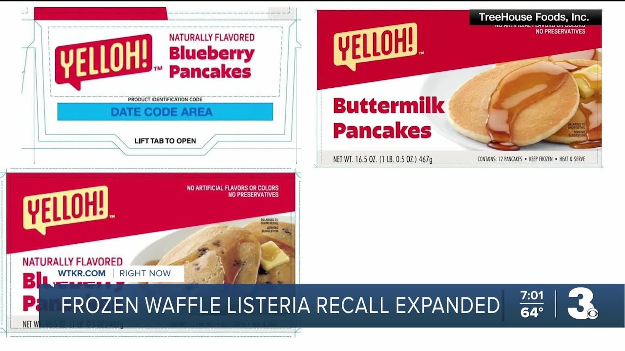 TreeHouse Foods expands recall on frozen waffles possibly contaminated ...