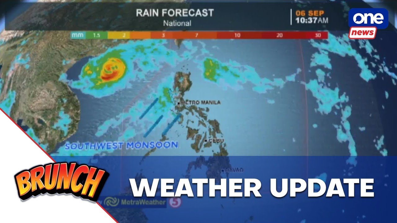 Brunch | Yagi's trough, habagat to bring rains over parts of Luzon ...