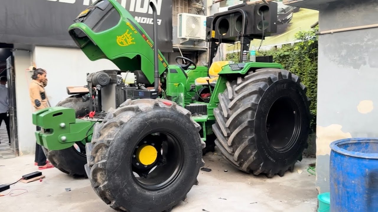 Audio Setup Done in Tractor! Sundown Audio Setup in Creta! - YouTube