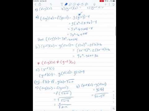 Ch 2.7 Combining Functions - YouTube