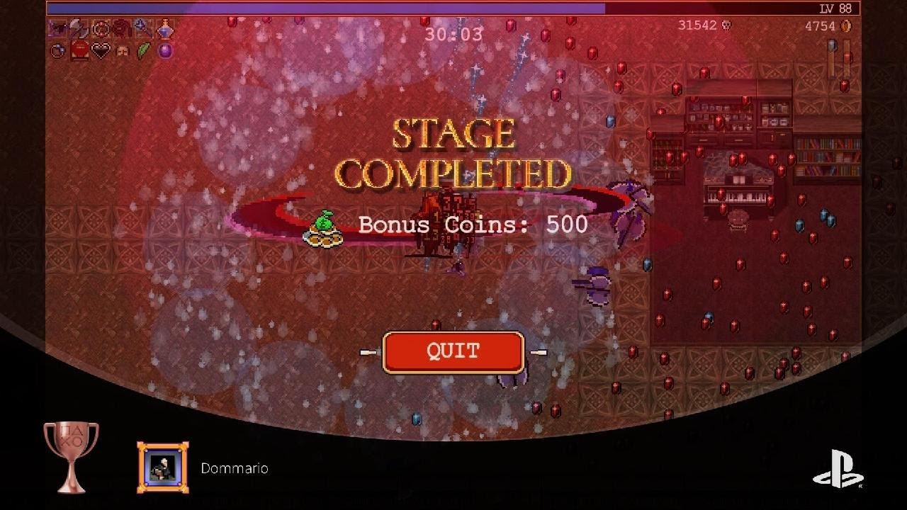 Vampire Survivors dommario trophy - YouTube