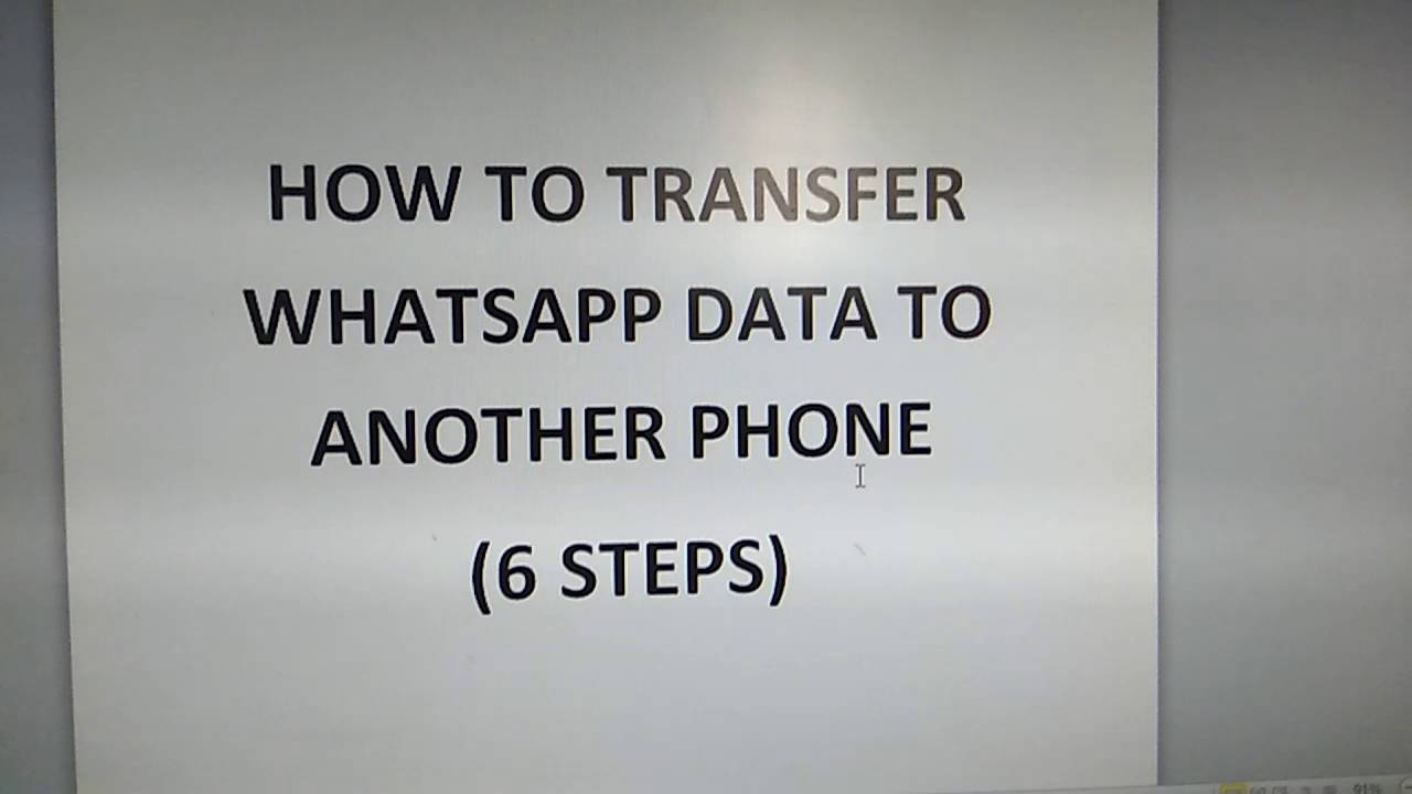 How To Transfer WhatsApp Data To Another Phone YouTube how-to-transfer-whatsapp-data-to-another-phone-youtube