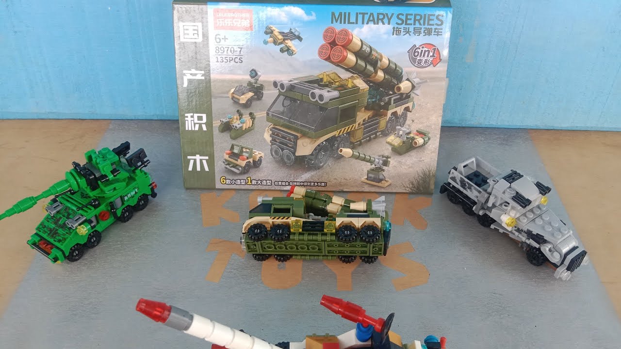 Merakit Lego Truk Rudal Balistik | DIY Lego Military Series Team Seru ...