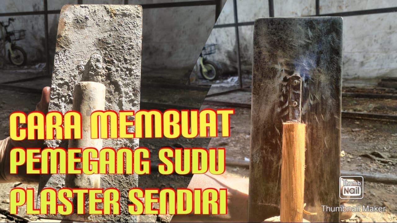 Cara Membuat Pemegang Sudu Plaster Sendiri Dan Praktis - YouTube