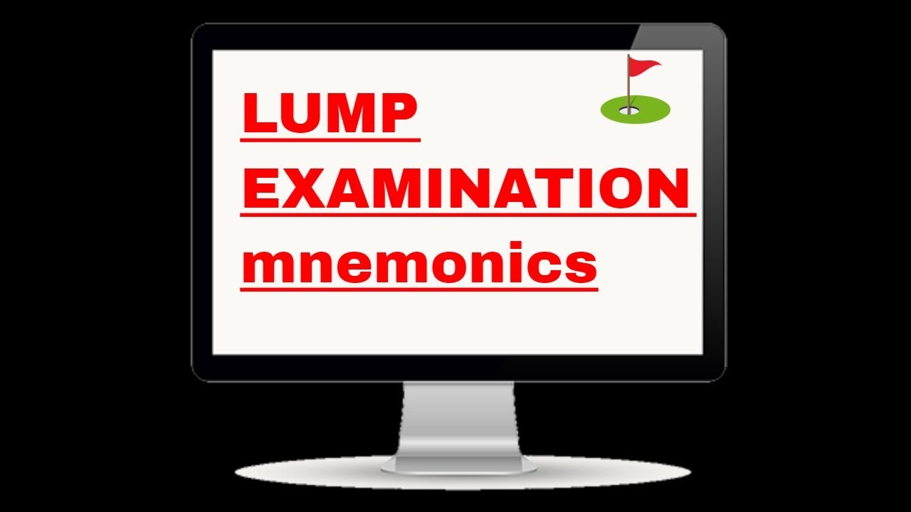 Lump examination |mnemonics | exam tips | Med Tips - YouTube
