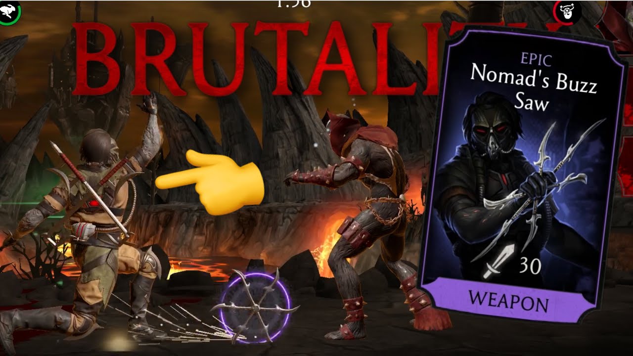 My First Copy of the Nomad’s Buzz Saw 🤩. Kabal Wins. Brutality. MK ...