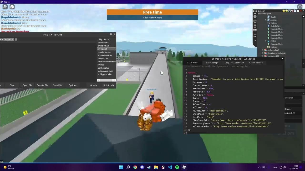 Manipulating module scripts using garbage collection. - YouTube