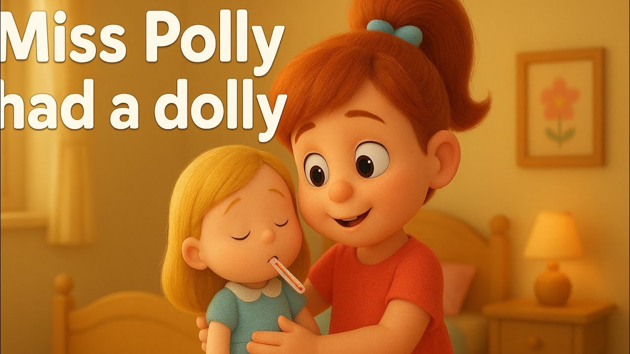 “Miss Polly Had a Dolly - Sing Along Nursery Rhyme for Toddlers | 3D ...
