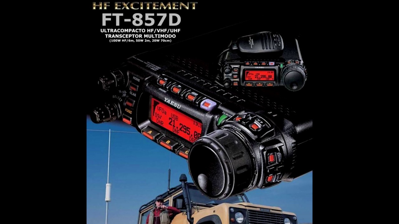 YAESU FT 857D RANCHO DE PESCARIA CAÇU GO #Yaesu #FT-857D - YouTube
