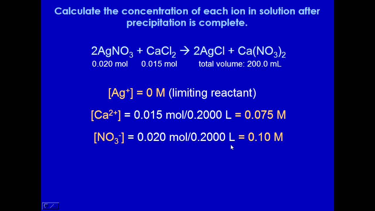 AP Chemistry 4.7 Examples - YouTube
