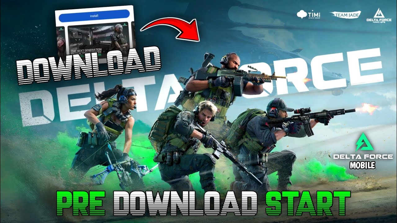 DELTA FORCE MOBILE 🤩 PRE DOWNLOAD STARTS | DELTA FORCE GLOBAL MOBILE ...