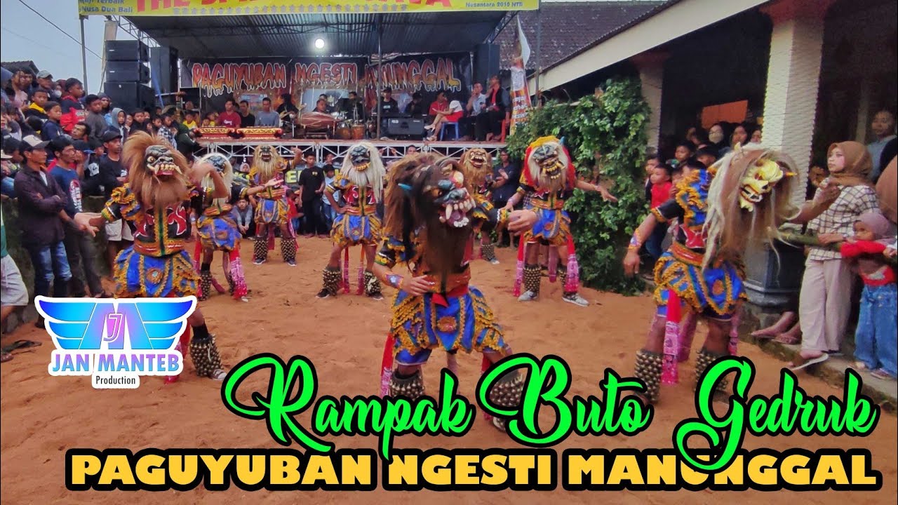 Rampak Buto Gedruk Paguyuban Ngesti Manunggal - YouTube