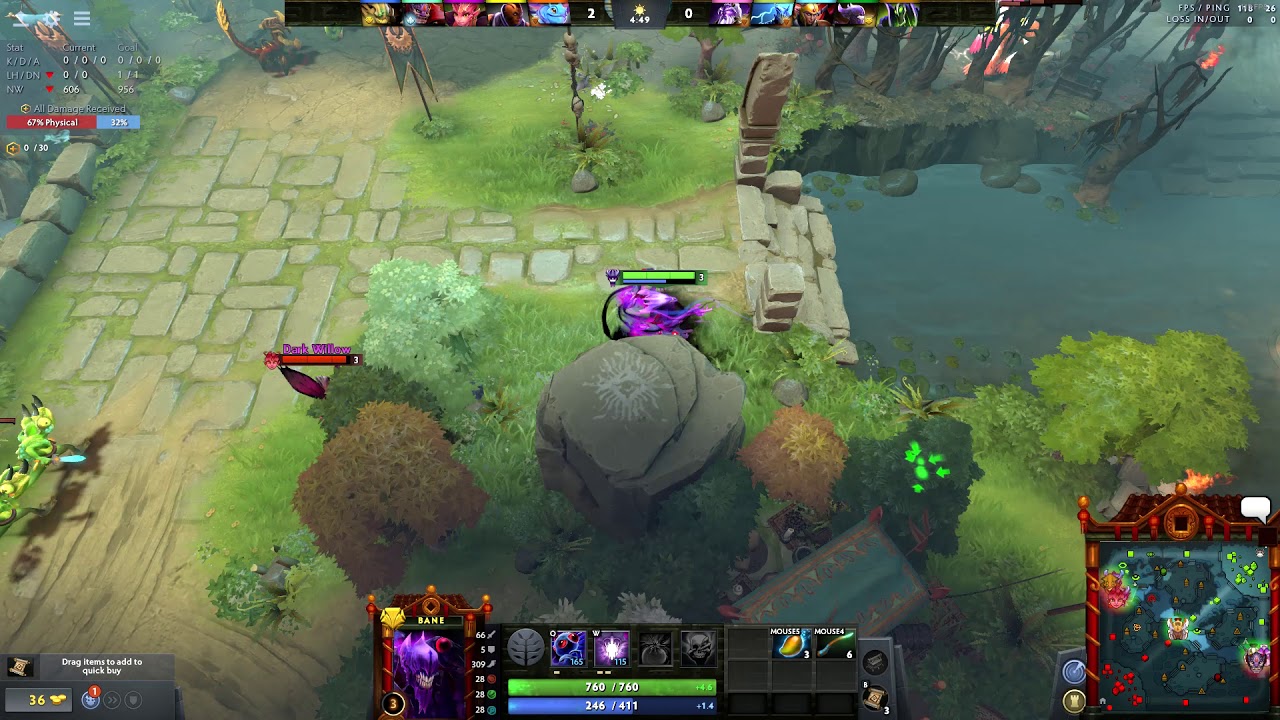 Dota 2 Divine MMR Position 5 (Bane Hard Support) Gameplay and Voicechat ...