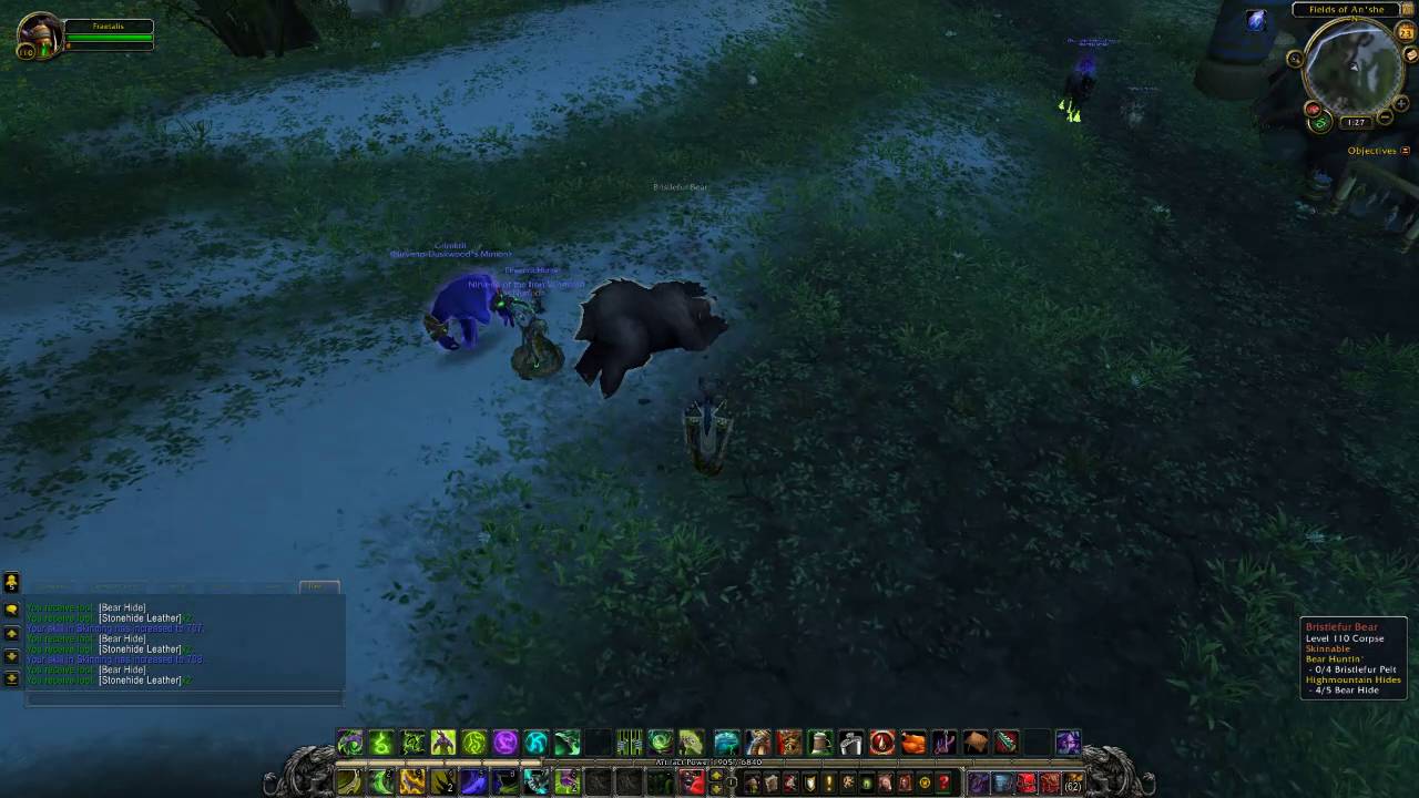 World of Warcraft Highmountain Hides Skinning Legion Quest Guide - YouTube