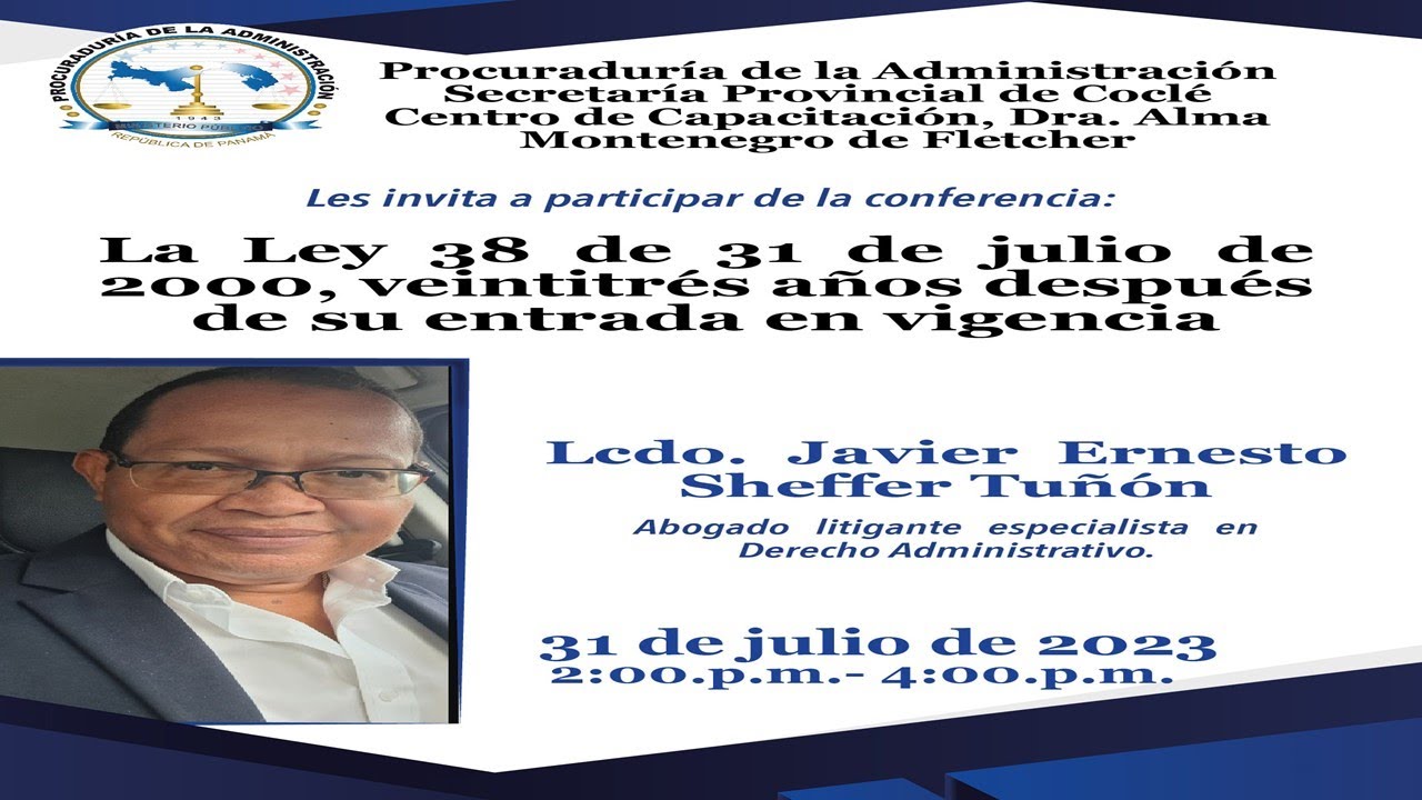 La Ley 38 de 31 de julio de 2000, veintitrés años después de su entrada ...