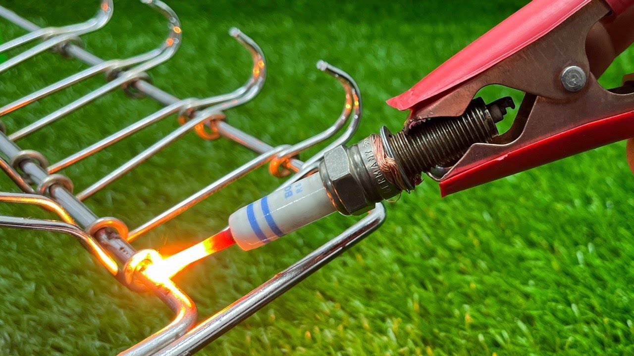 How to make a simple welding machine at home! Inventor innovation! top ...
