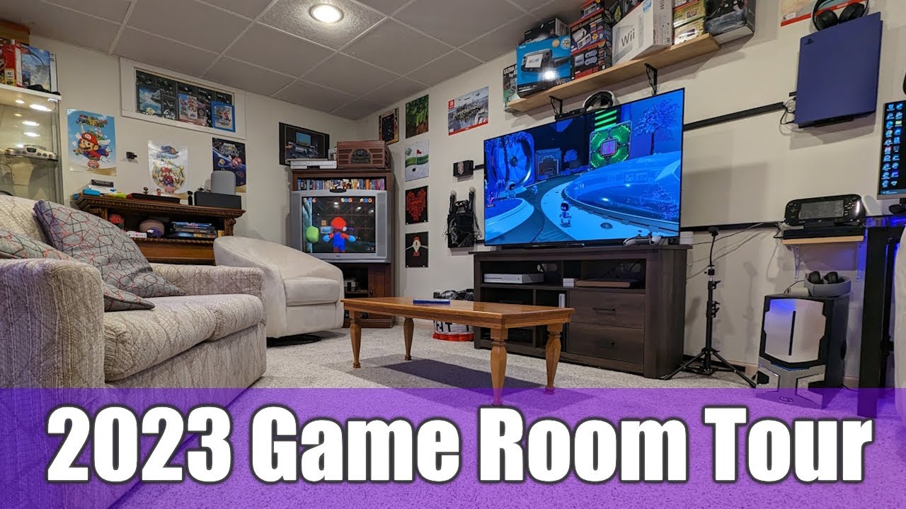 Game Room Tour 2023! My entire Video Game Collection - YouTube